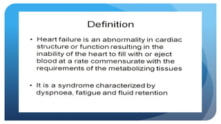 heart failure presentation .presentation pptx | PPTX