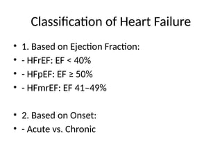 Heart Failure Presentation A clinical Overview | PPTX