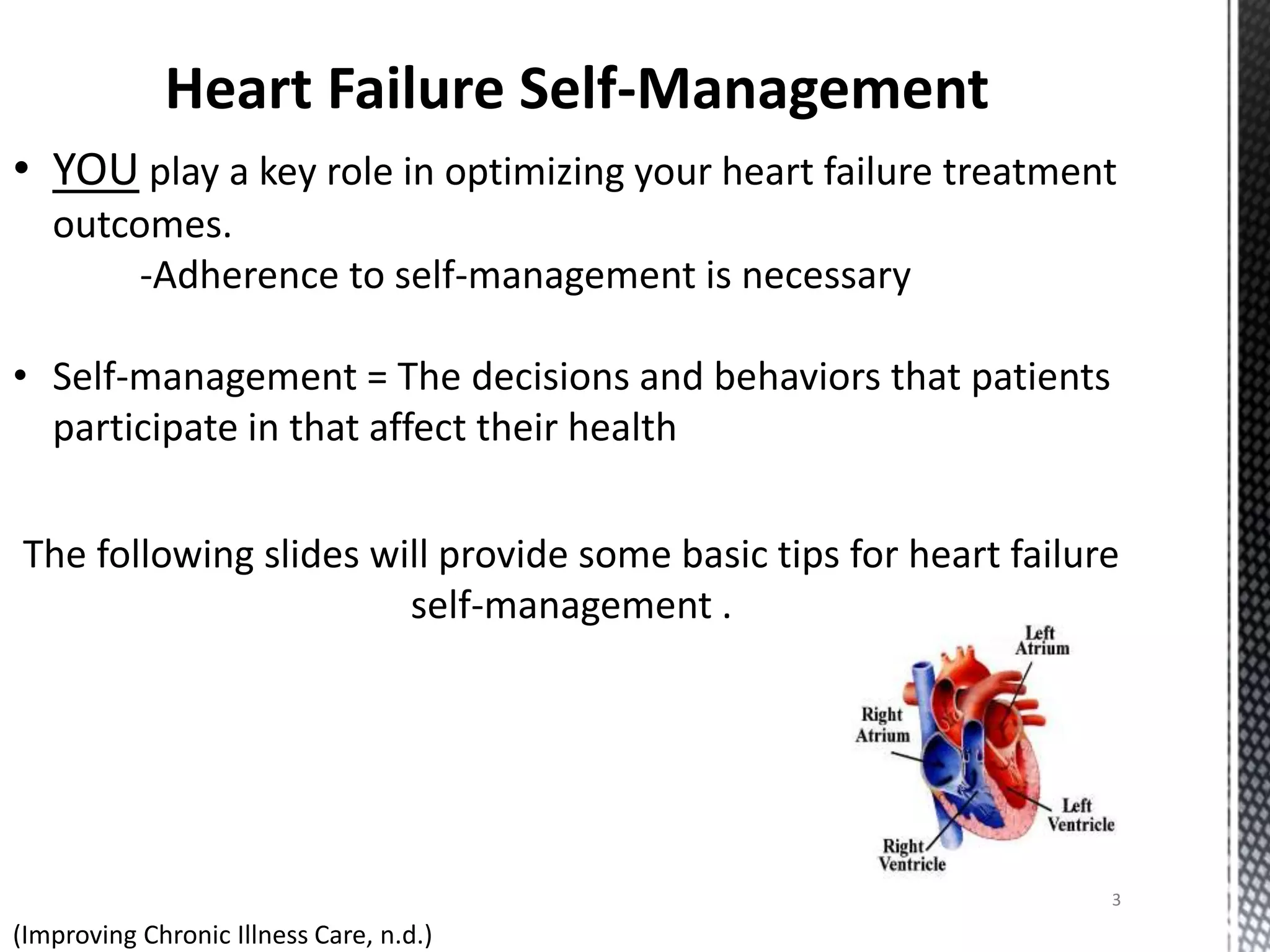 Heart failure self-management | PPTX