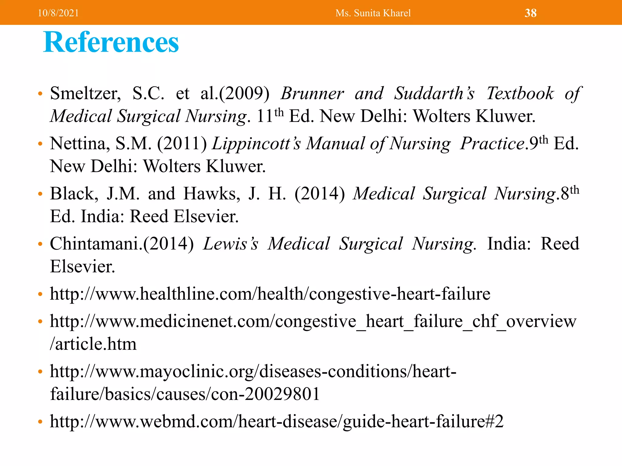 Heart failure, sunita kharel | PPTX