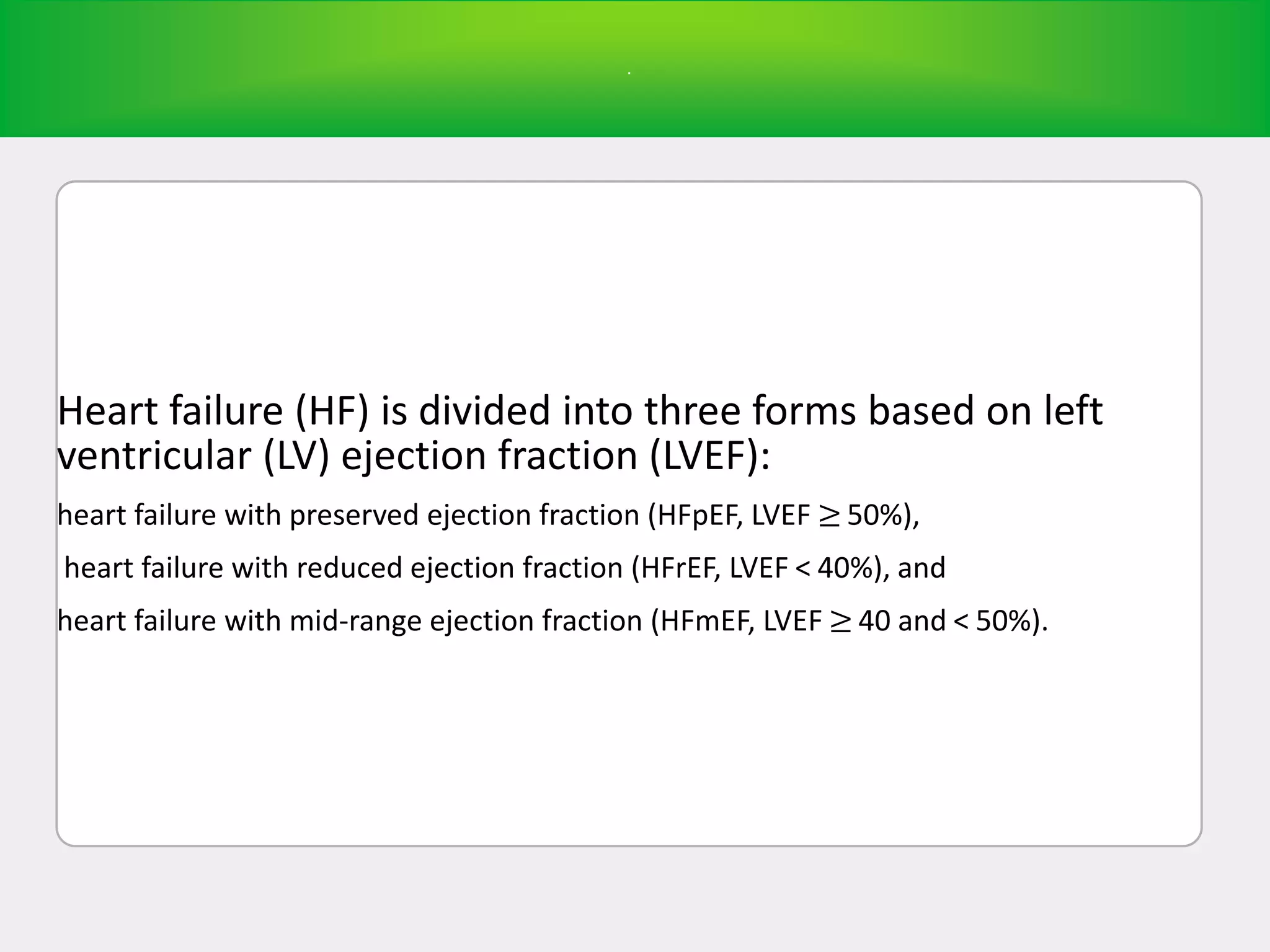 Heart failure with preserved ejection fraction | PPT