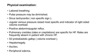 Heart failure with reduced ejection fraction by Dr. Papu kumar Safi | PPTX