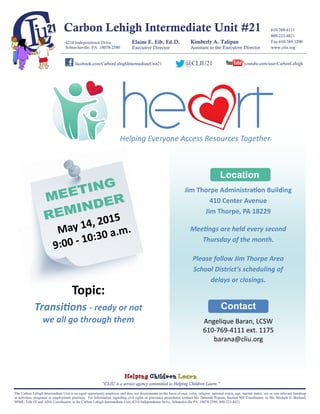 Heart Meeting Reminder | PDF