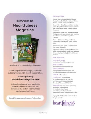 Heartfulness Magazine - March 2022 (Volume 7, Issue 3) | PDF
