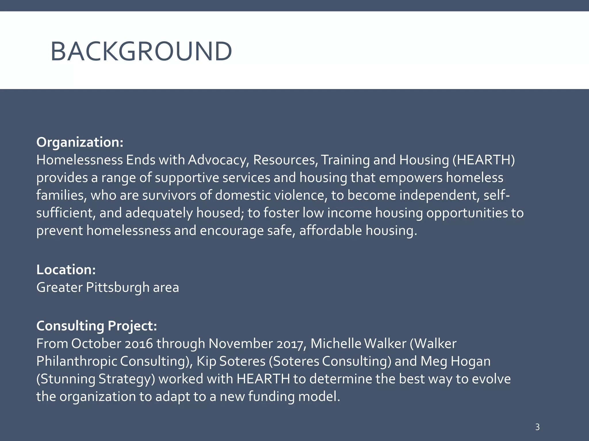 Non-Profit Consulting Case Study | PDF