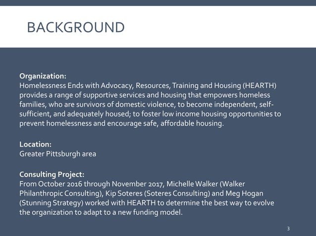 Non-Profit Consulting Case Study | PDF