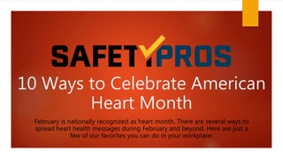 Raise Awareness about Heart Health Month | PPTX