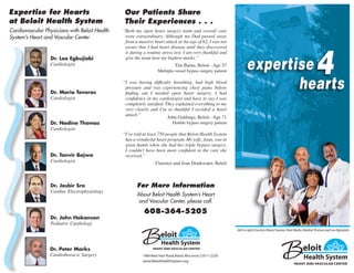 Heart health physicians brochure | PDF