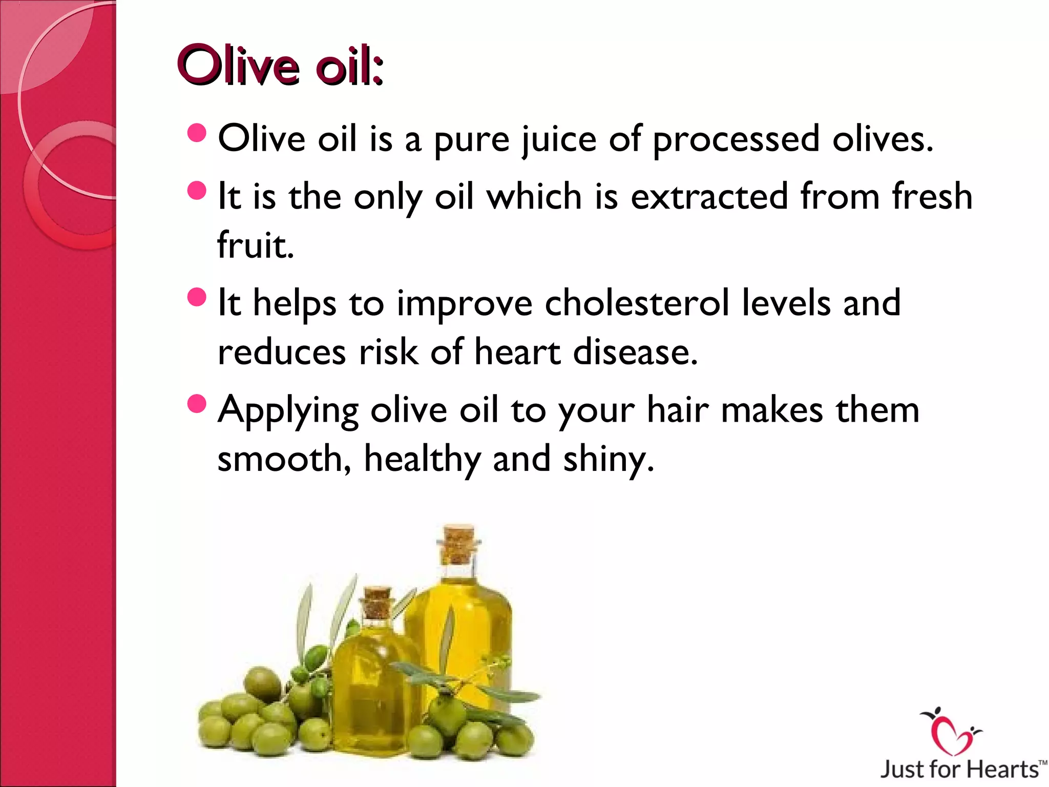 Heart healthy oils | PPT