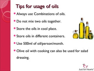 Heart healthy oils | PPT