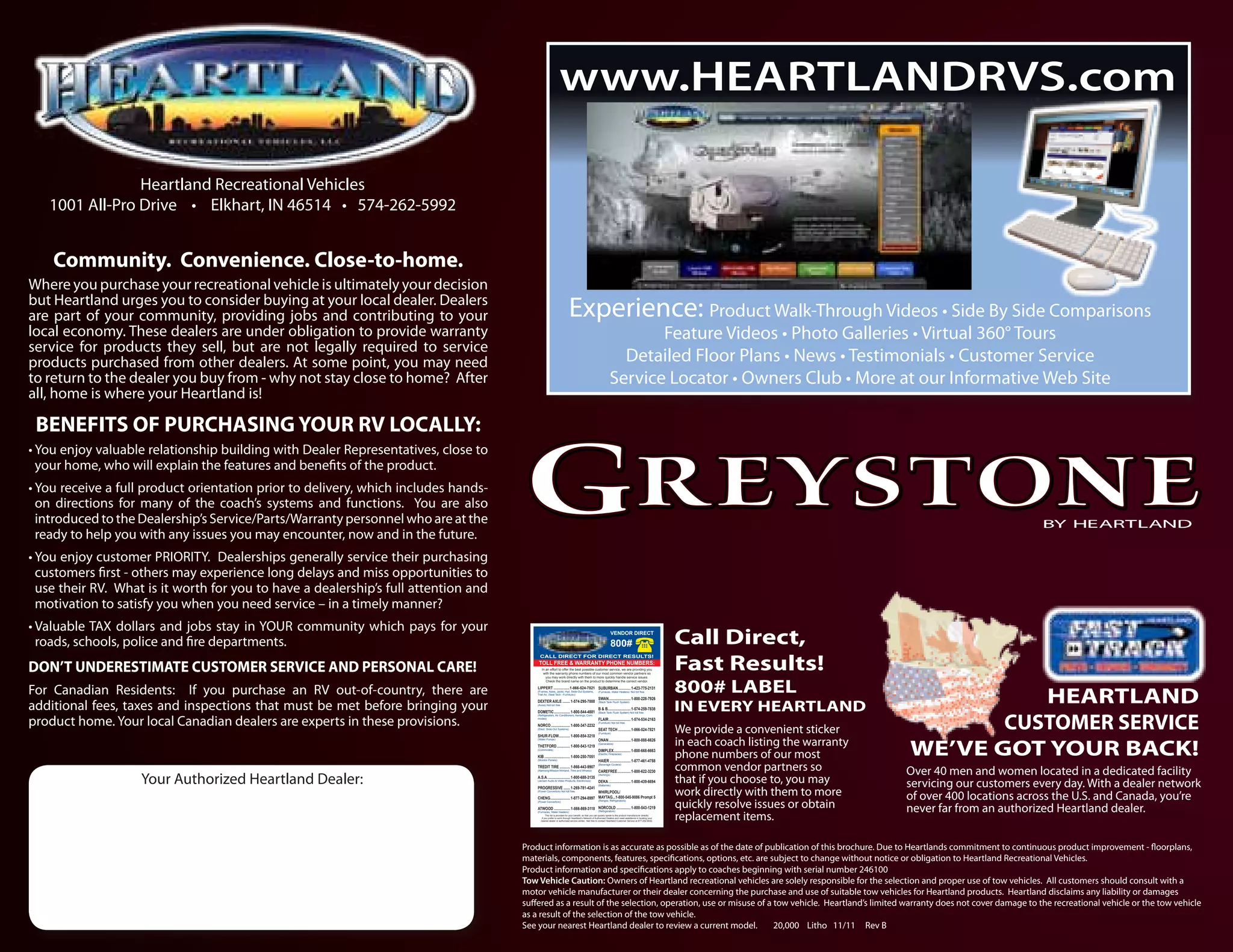 Heartland Greystone 2013 Brochure | PDF