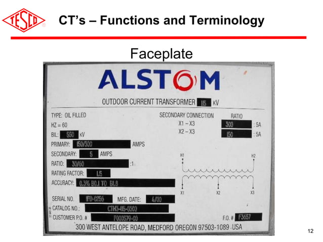 Current Transformers: Ratio & Burden Testing | PPT