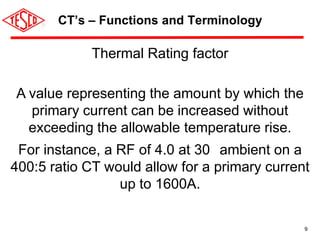 Current Transformers: Ratio & Burden Testing | PPT