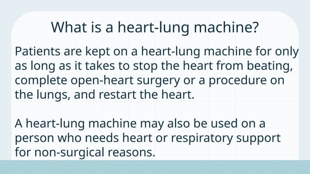 Heart lung machine and its components.pptx | Lung and Respiratory ...
