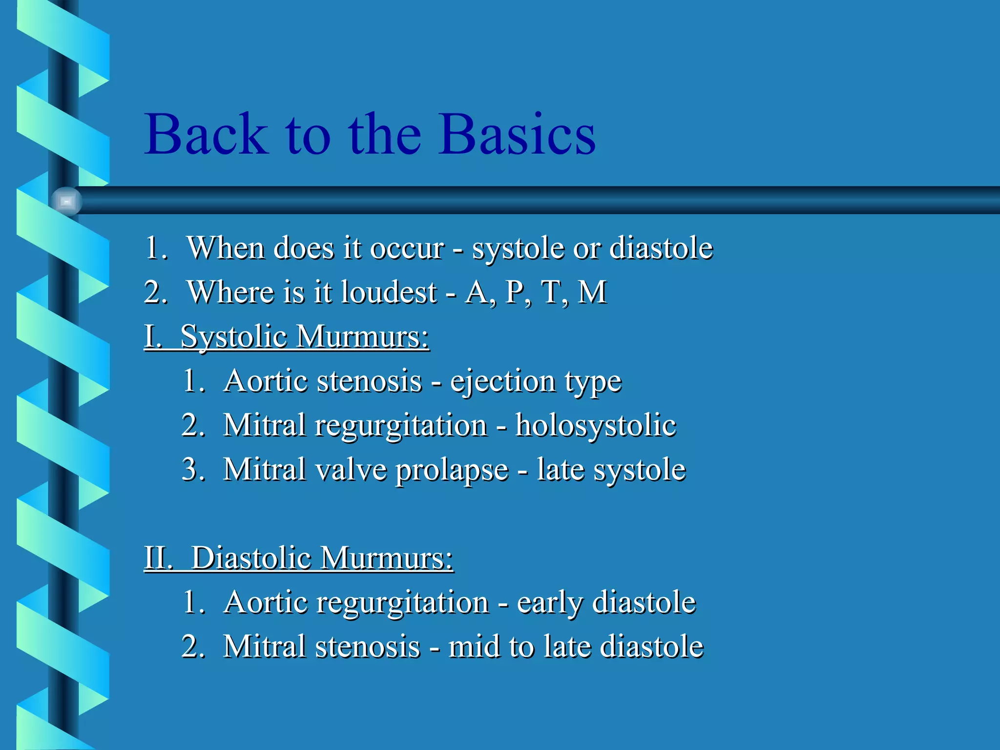 Heart murmurs | PPT