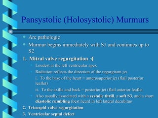 Heart murmurs | PPT