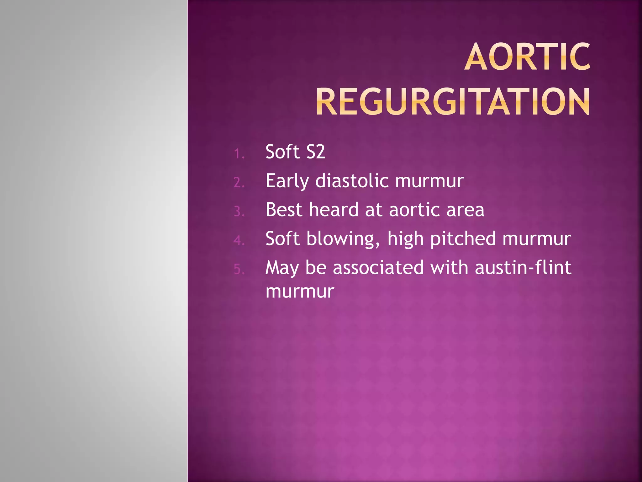 Heart murmurs | PPTX