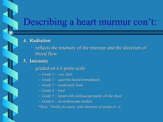 heart murmurs - cardiovascular systemsss | PPT