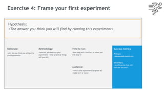 Heart of agile improvement - Experiments | PPT