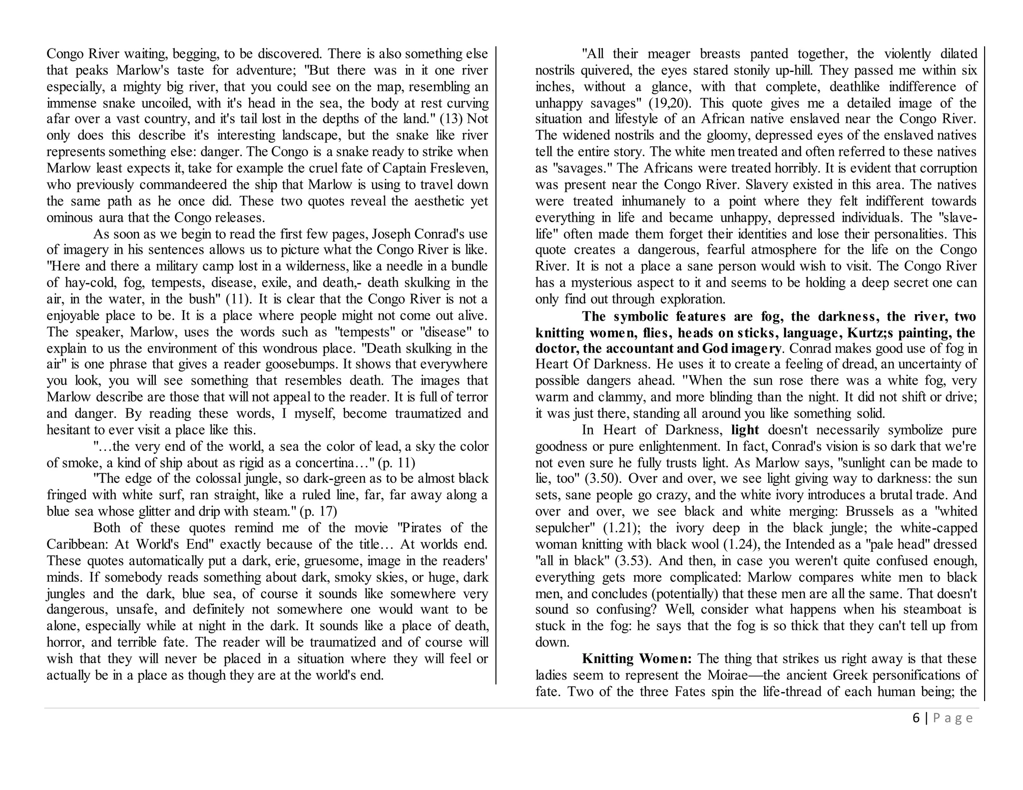 Heart of darkness | DOCX