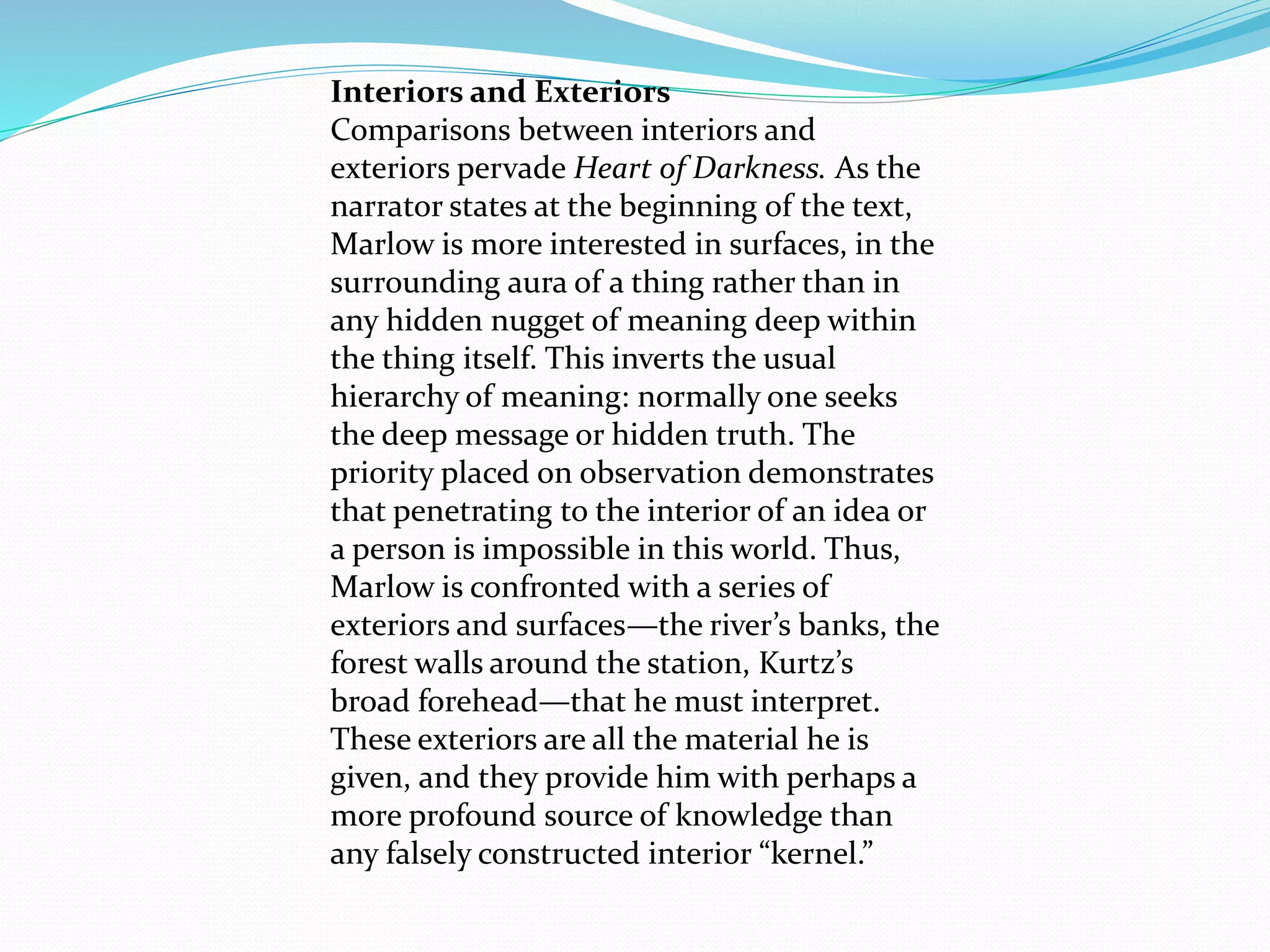 Heart of darkness | PPTX