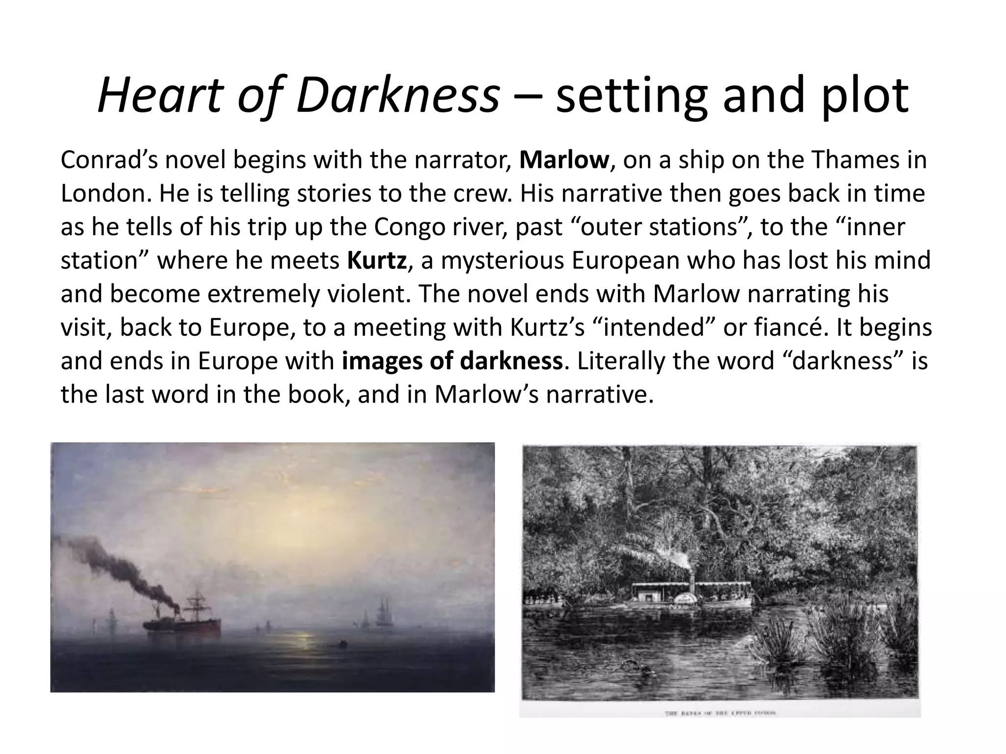 Heart of darkness lecture 1(1) | PPT
