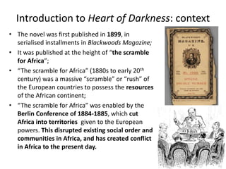 Heart of darkness lecture 1(1) | PPTX