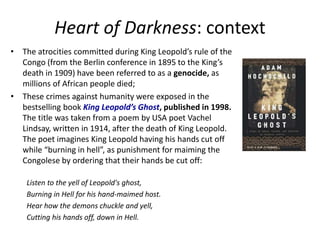 Heart of darkness lecture 1(1) | PPTX