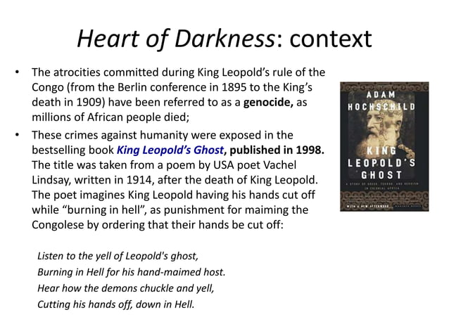 Heart of darkness lecture 1(1) | PPT