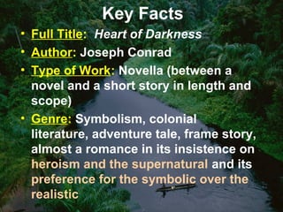Heart of Darkness ppt | PPT