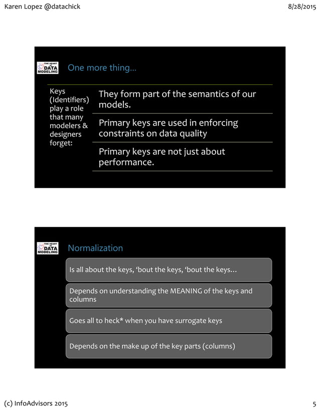Modeling Webinar: The Key to Keys | PDF