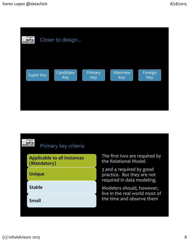 Modeling Webinar: The Key to Keys | PDF