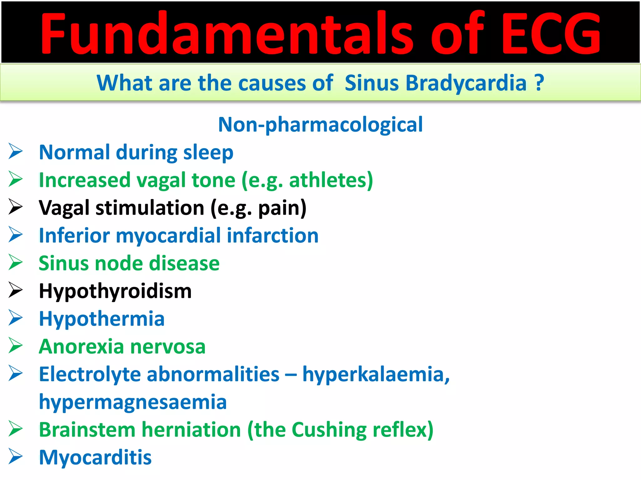 Approach to a patient with Heart rate abnormality in ECG | PPSX