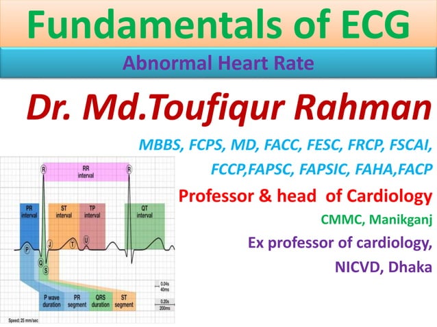 Approach to a patient with Heart rate abnormality in ECG | PPT