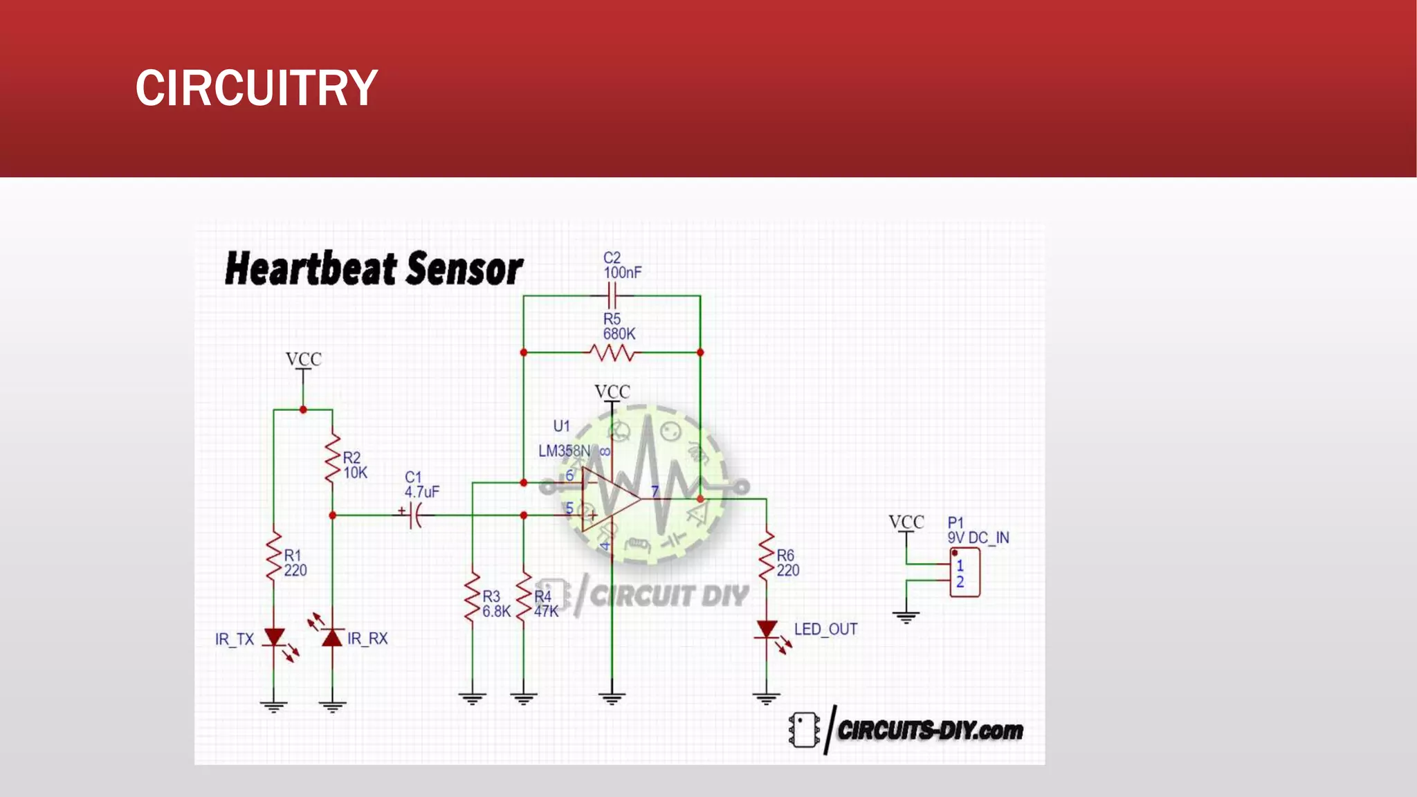 HEART RATE SENSOR USING LM358 | PPTX