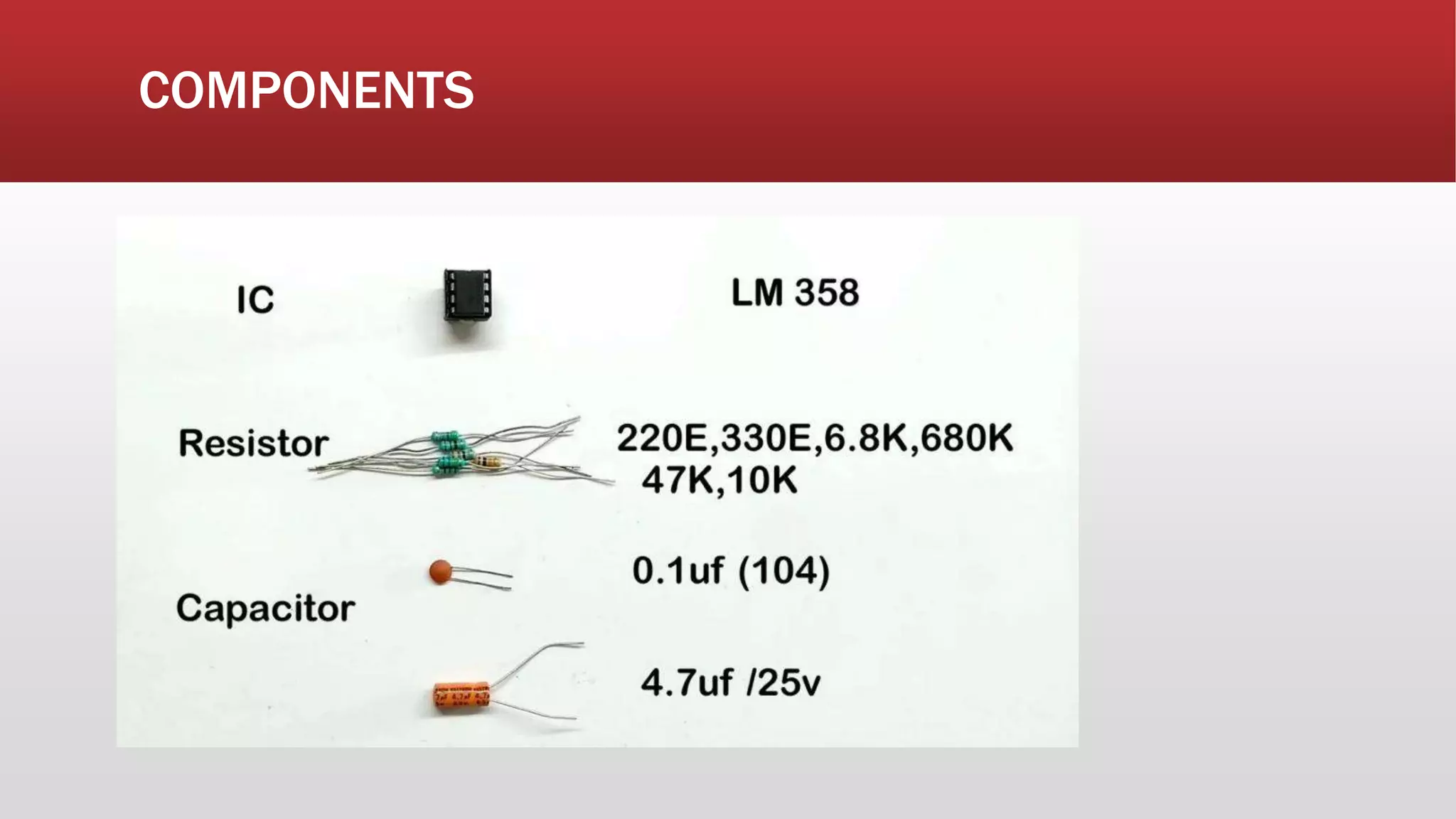 HEART RATE SENSOR USING LM358 | PPTX