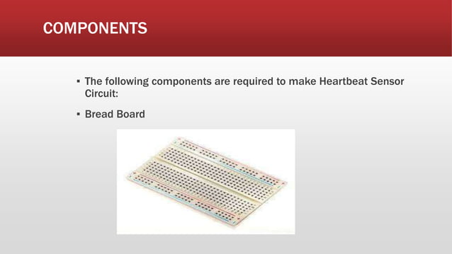 HEART RATE SENSOR USING LM358 | PPTX