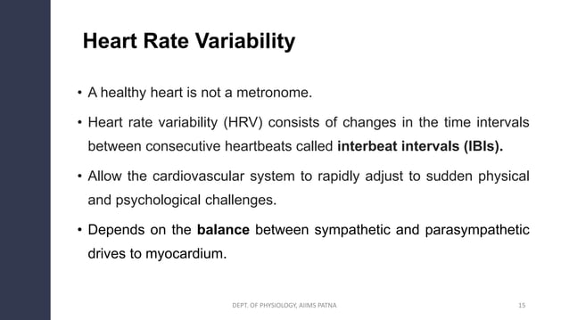 Principles and Methods of Heart Rate Variability Biofeedback | PPT