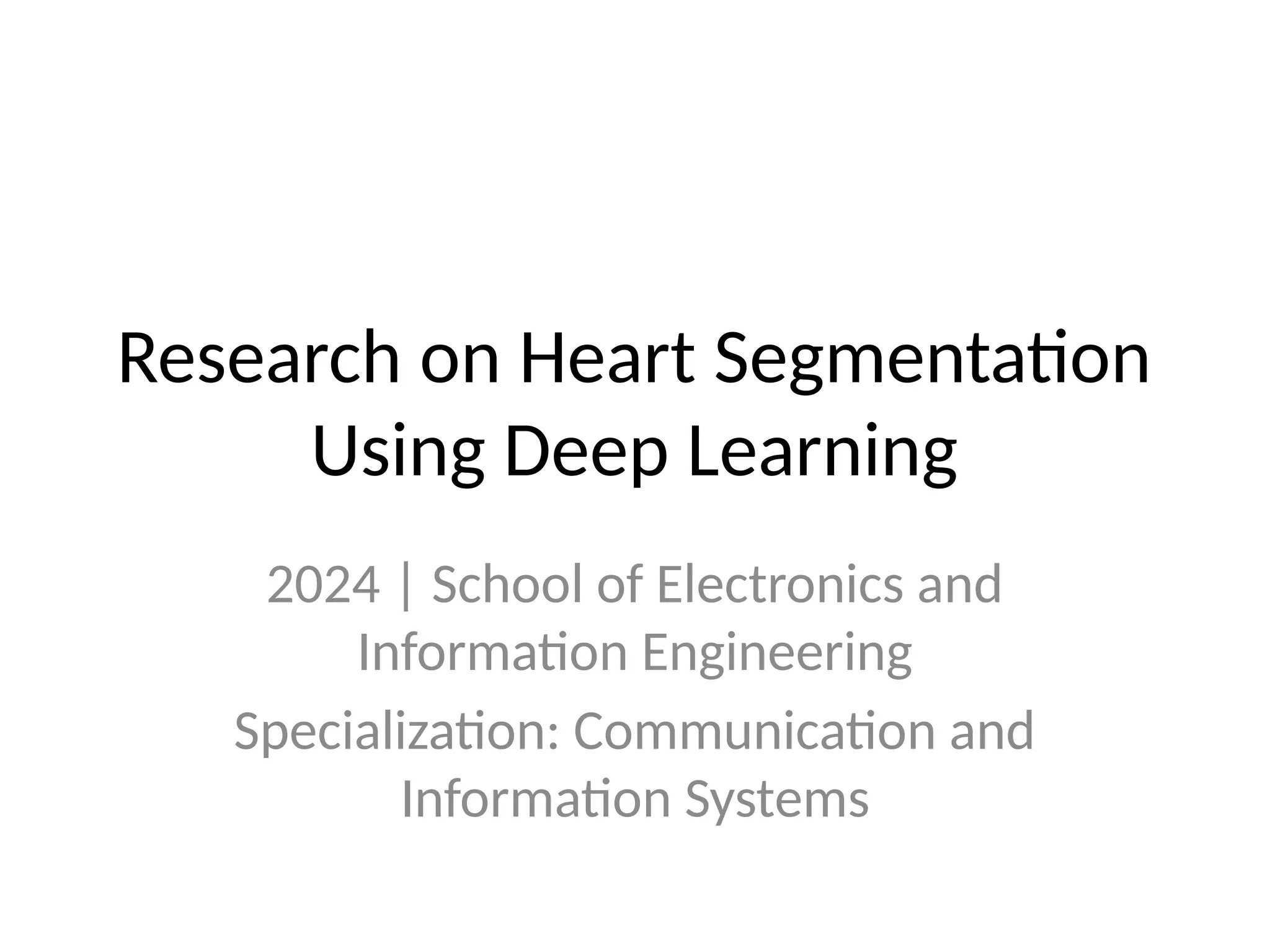 heart_segmentation_presentation for heart diseases | PPTX