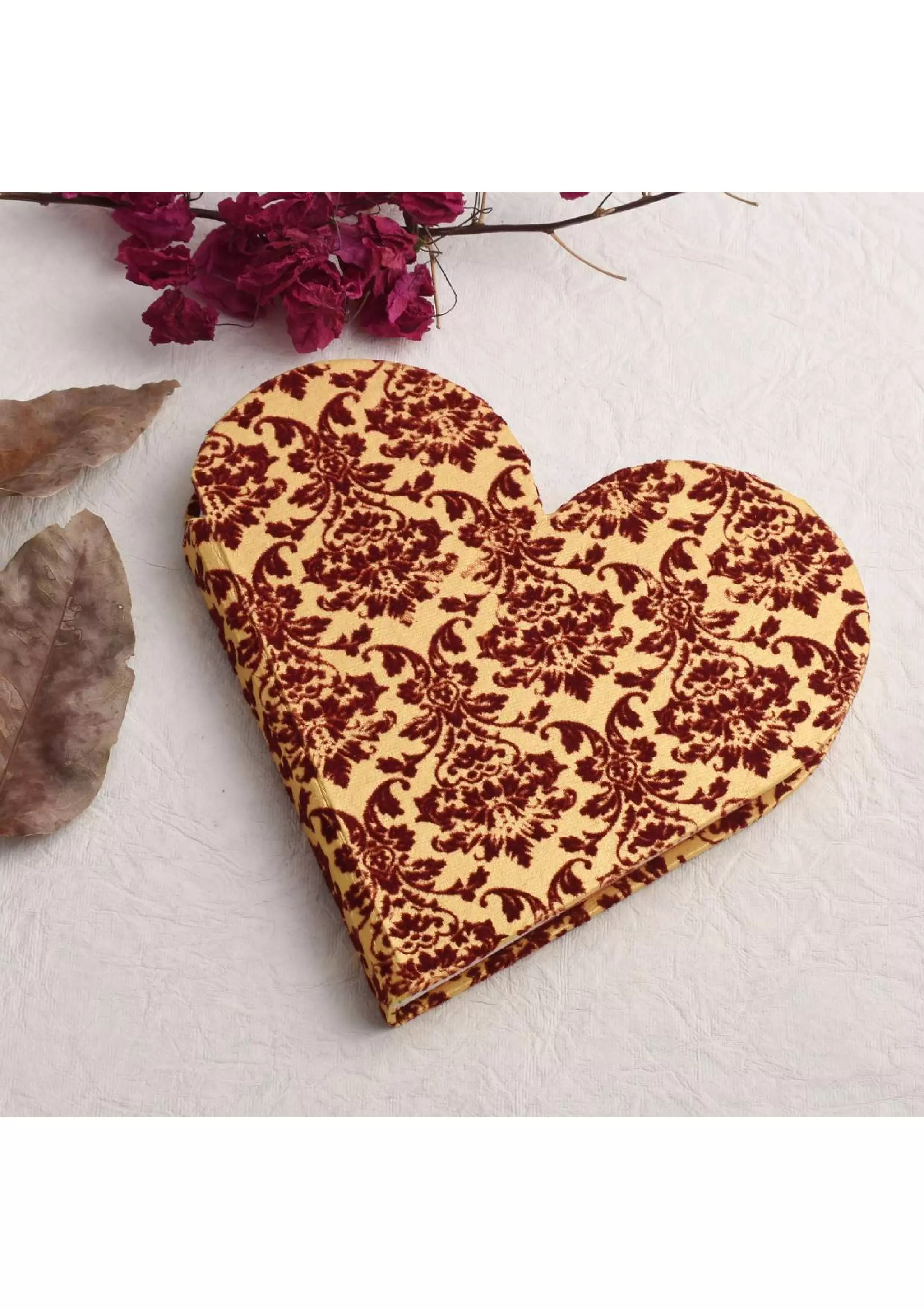 Heart Shape Diary, Velvet cover Diary | PDF