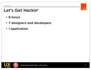 The Heart Shaped Toolbox Project - Webvisions Portland Hackathon 2013 | PPT
