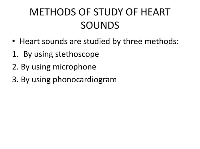 Heart sounds | PPT