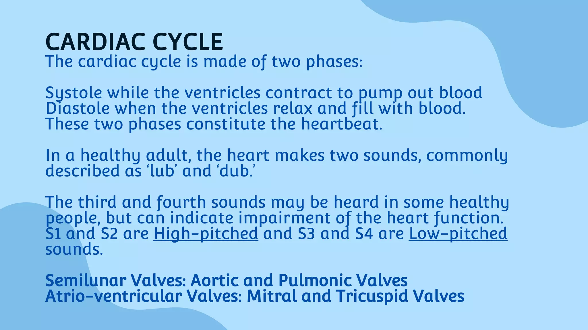 Heart Sounds.pptx | Heart and Cardiovascular Diseases | Diseases and ...