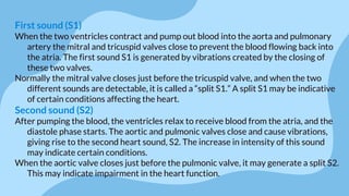 Heart Sounds.pptx | Heart and Cardiovascular Diseases | Diseases and ...