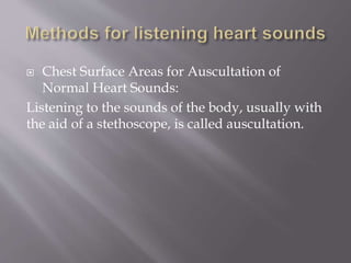 Heart Sounds.Cardiovascular system by Dr Farhan KGMC peshawar | PPT