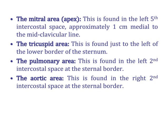 heart sounds, auscultation , points basics | PPT