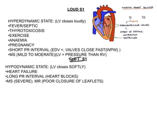 Heart sounds topic cardio vascular system | PDF | Heart and ...