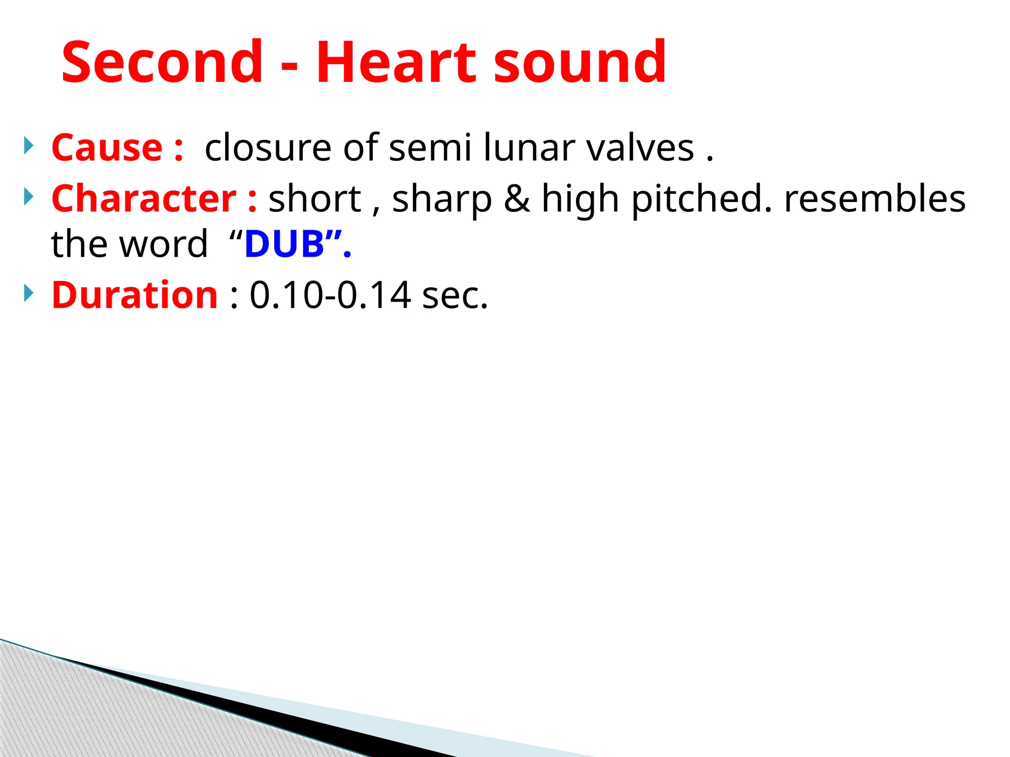 heart sounds. Various heart sounds with its interpretation pptx | PPTX