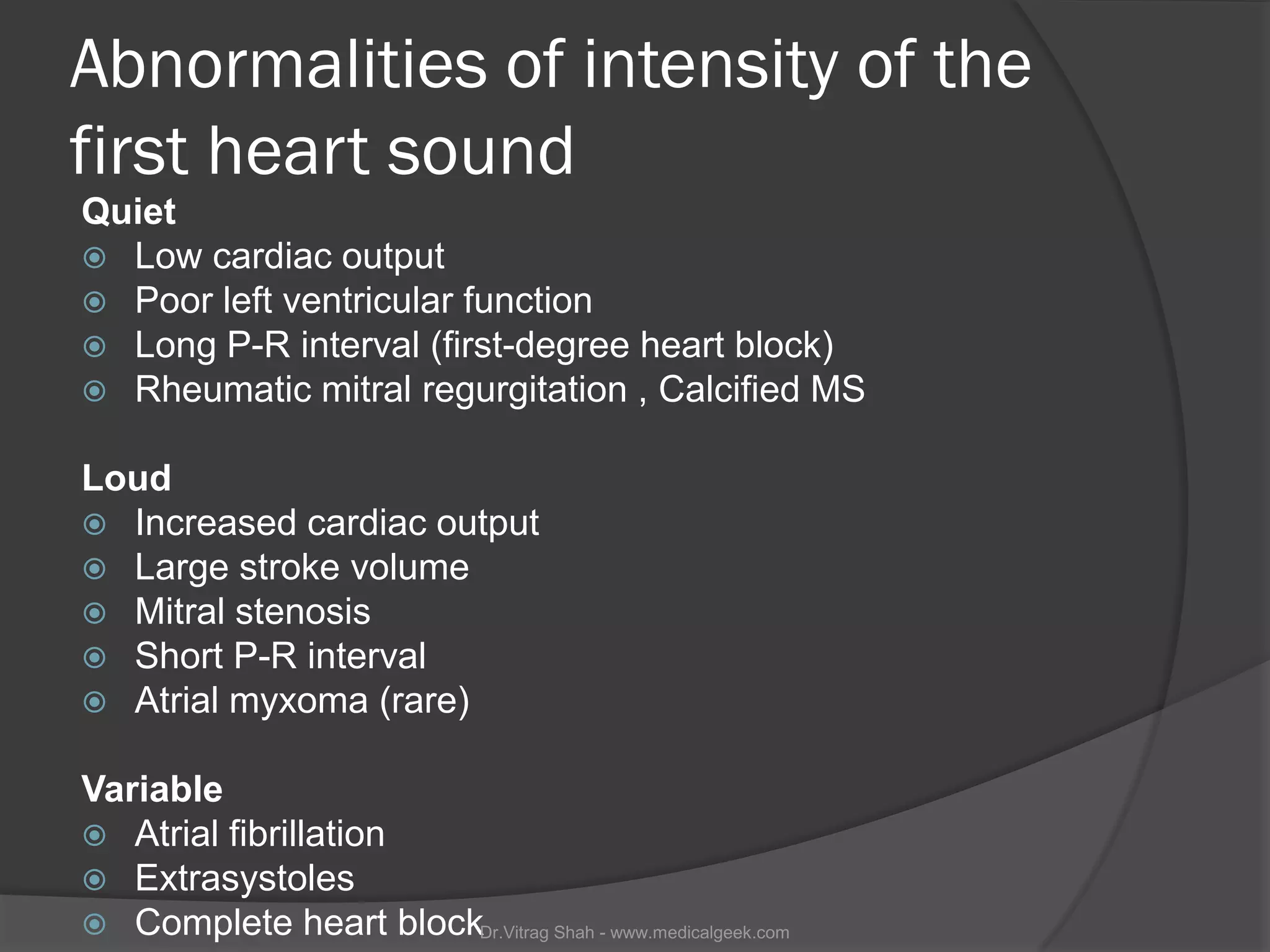 Heart sounds and murmur | PDF
