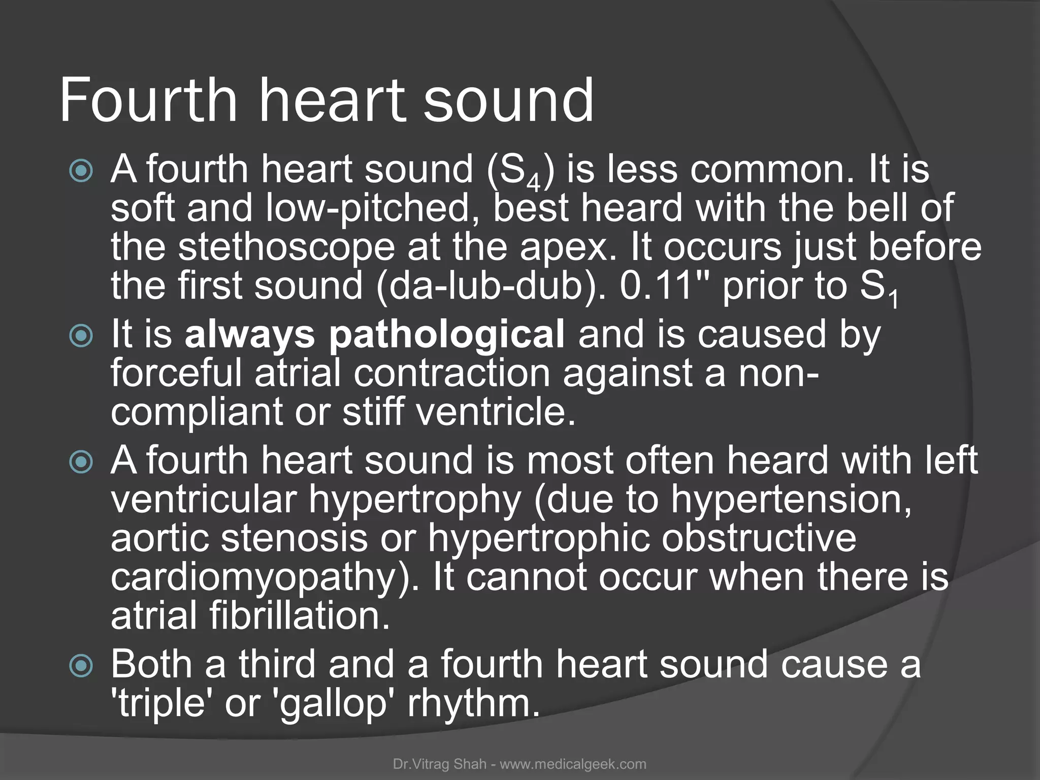 Heart sounds and murmur | PDF